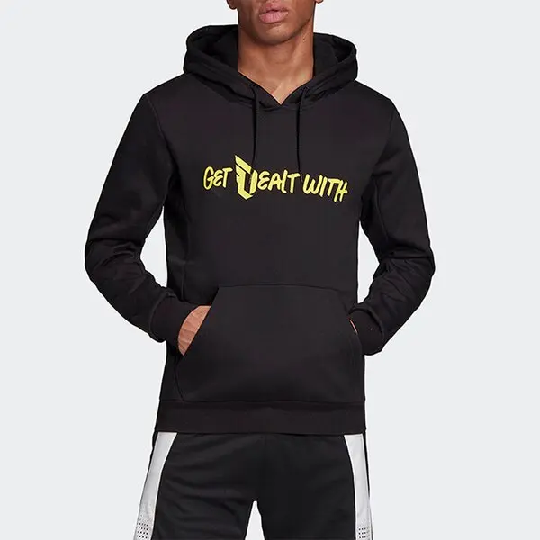 Adidas Alphabet Printing Basketball Sports Pullover