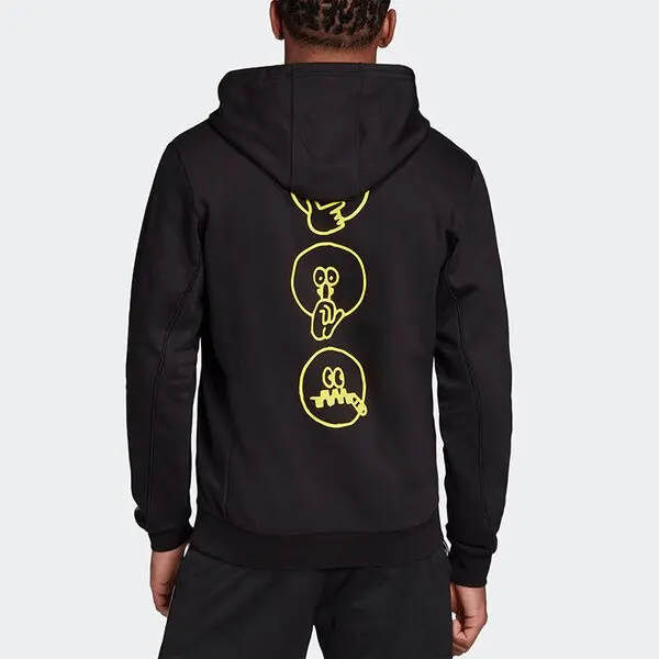 Adidas Alphabet Printing Basketball Sports Pullover