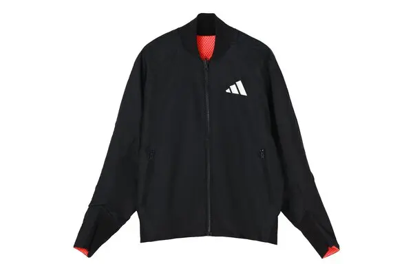 Adidas Vrct Back Tiger Logo Pattern Bomber Jacket