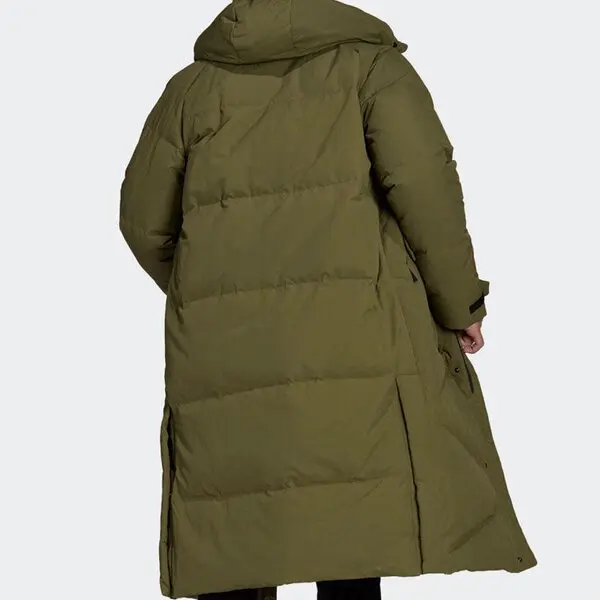 Adidas Hooded Down Feather Mid-length Jacket