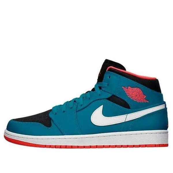 JORDAN 1 Retro Mid Sneakers - Teal