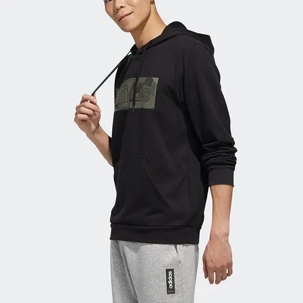 Adidas Casual Sports Hoodie - Black