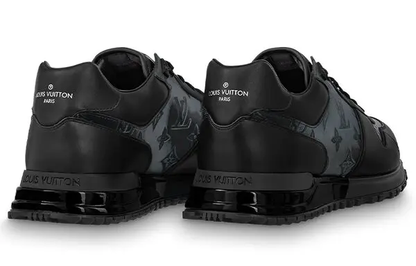 LOUIS VUITTON Run Away Sneakers - Black/grey