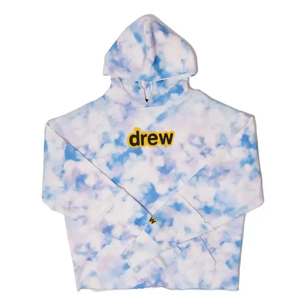 Drew House Secret Deconstructed Hoodie - White/blue
