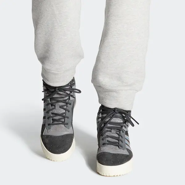 Adidas Rivalry Rm High Top Sneakers - Black/grey