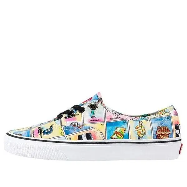 VANS Authentic "loteria" Sneakers - White/pink/blue