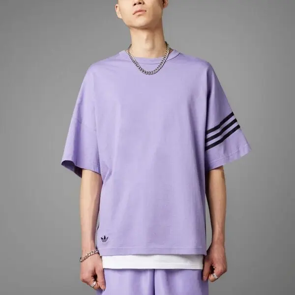 Adidas Originals Adicolor Neuclassics Tee 'purple - Magic Lilac