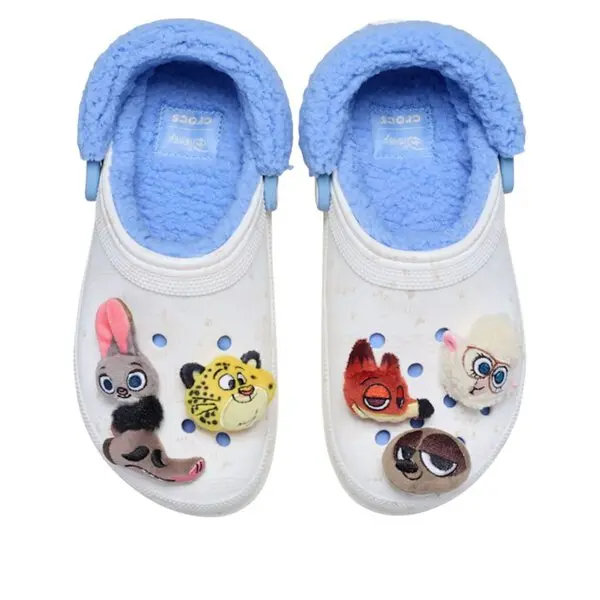 CROCS X Disney Classic Platform Clogs 'zootopia 2 - White/blue