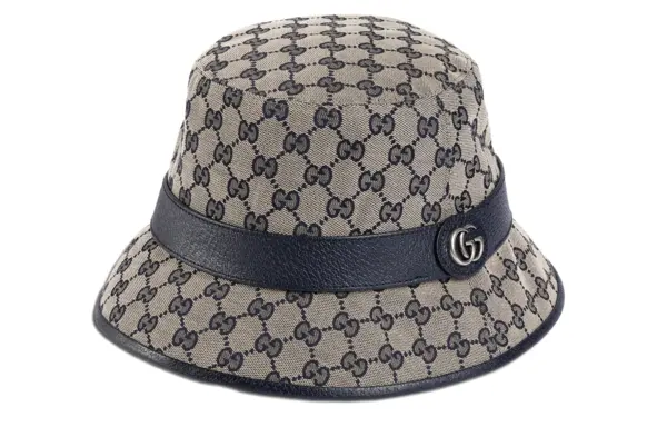 Gucci Gg Canvas Bucket Hat - Beige/blue