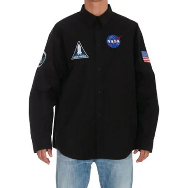 Balenciaga X Nasa Space Multi-patch Shirt