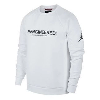 JORDAN 23 Engineered Flight Tech Diamond Crewneck Sweater - White