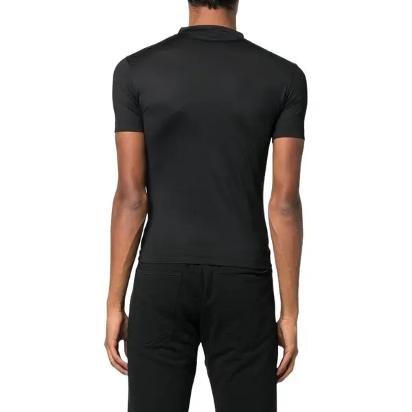 Balenciaga Super Tight Shiny Fitted T-shirt
