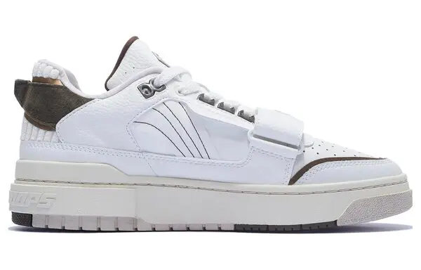 LI-NING Badfive Rookie Athletic Sneakers - White/brown