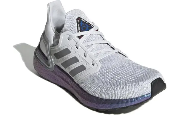 Adidas Ultraboost 20 'blue Boost' Sneakers - Grey/blue