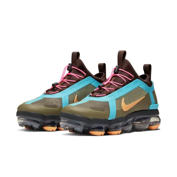 Nike Vapormax 2019 "olive Teal - Pink/blue/brown