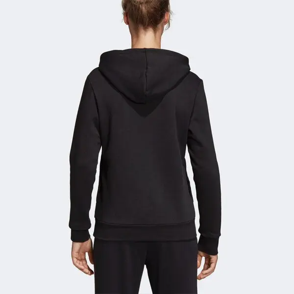 Adidas Essentials Linear Pullover Hoodie - Black
