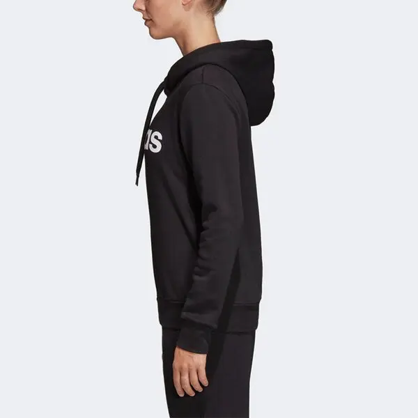 Adidas Essentials Linear Pullover Hoodie - Black