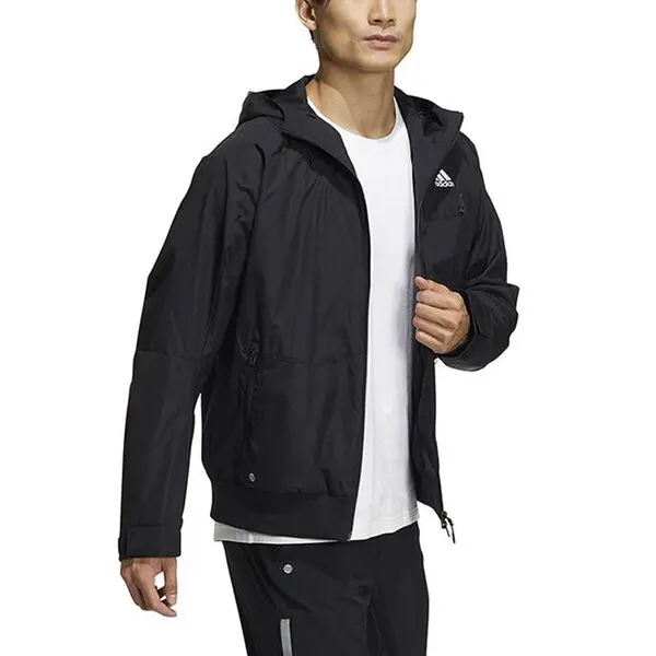 Adidas Hooded Jacket With Large Pocket Detail