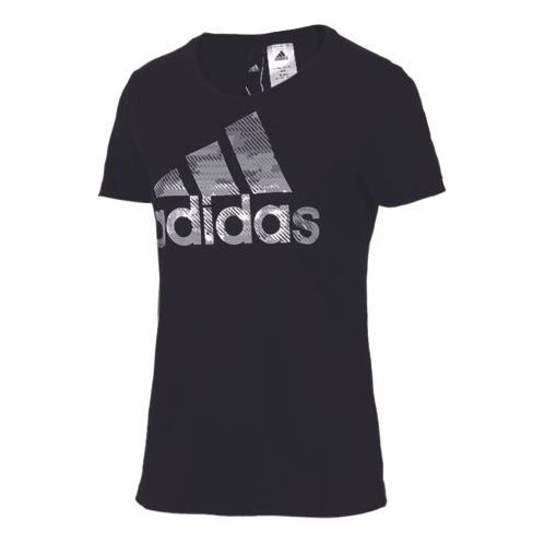 Adidas Training Round Neck Short Sleeve T-shirt - Black