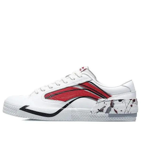 LI-NING Weiwu Paris Fashion Week Vintage Sneakers - White/red