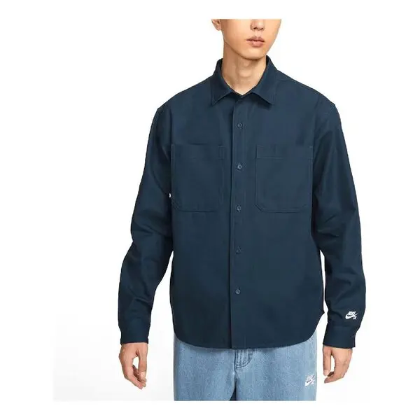 Nike Button-up - Blue