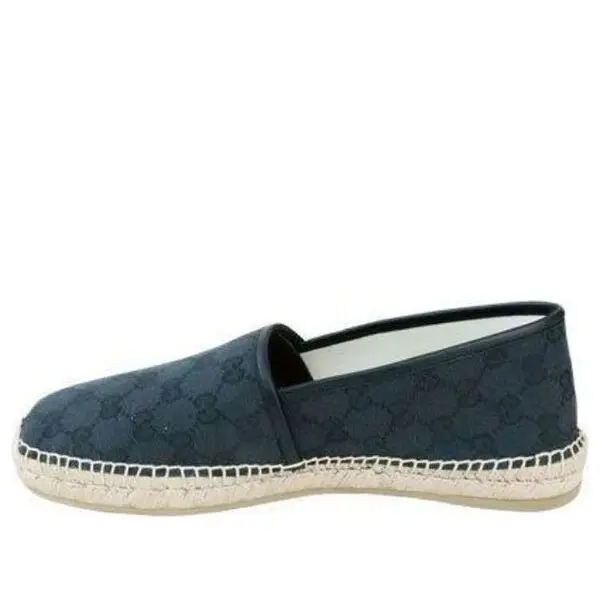 Gucci Gg Flat Espadrille - Blue