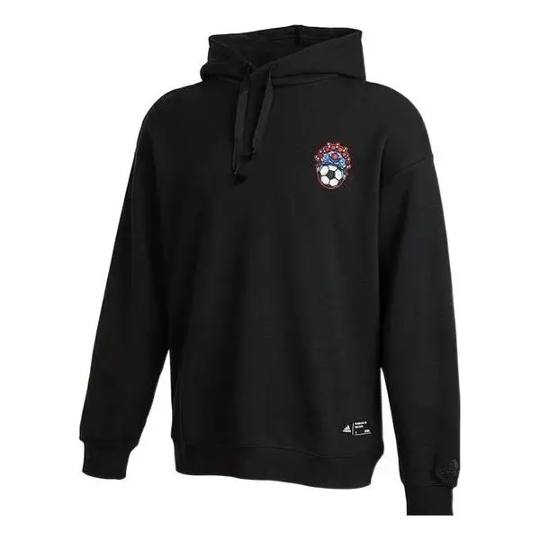 Adidas Hooded Sweatshirt - Black