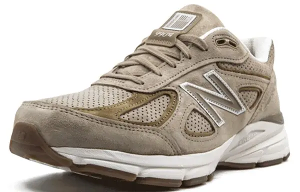 NEW BALANCE 990v4 Made In Usa "hemp" Sneakers - Tan