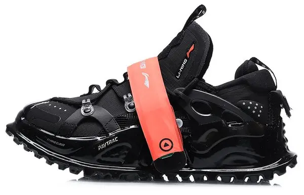 LI-NING Titan Halo Sneakers - Black/red
