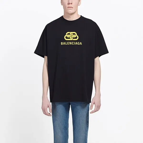 Balenciaga Interlocked Bb Regular Fit T-shirt