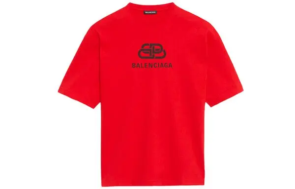 Balenciaga Interlocked Bb Regular Fit T-shirt