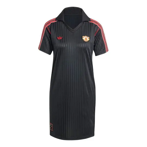 Adidas Manchester United Football Club Icons Dress - Black/red