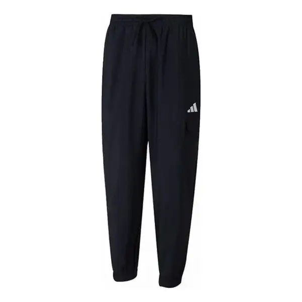 Adidas Essentials Small Logo Cargo Pants Asia Sizing 'black