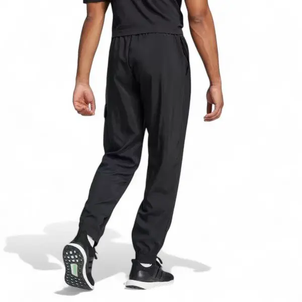 Adidas Essentials Small Logo Cargo Pants Asia Sizing 'black