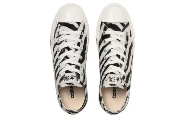 CONVERSE Chuck Taylor All Star Zebrafur Ox Sneakers - White/black
