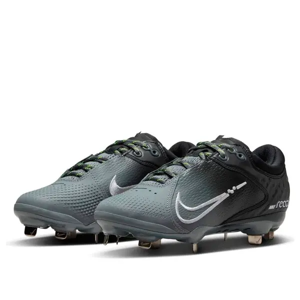 Nike Hyperdiamond 4 Elite Athletic Cleats - Black/cool Grey/volt