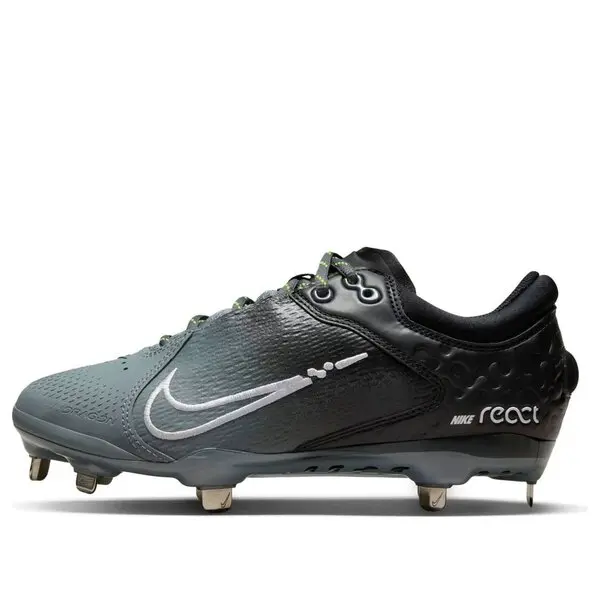 Nike Hyperdiamond 4 Elite Athletic Cleats - Black/cool Grey/volt