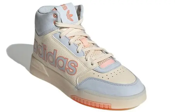 Adidas Originals Drop Step Xi High Top Sneakers - White/blue