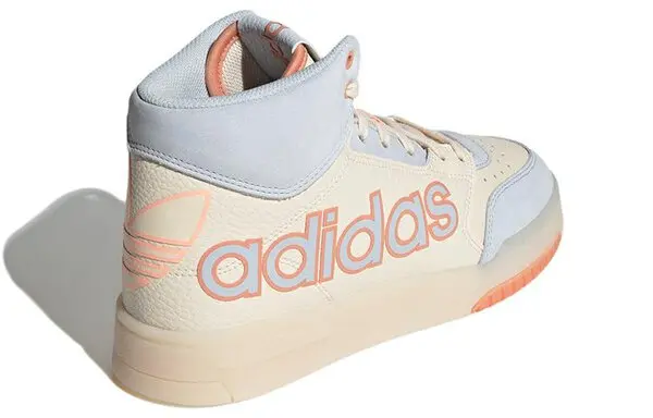 Adidas Originals Drop Step Xi High Top Sneakers - White/blue