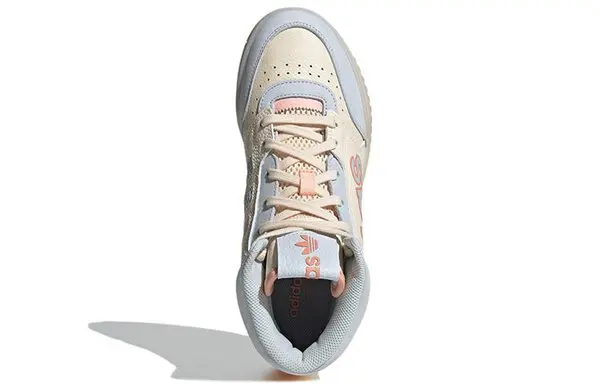 Adidas Originals Drop Step Xi High Top Sneakers - White/blue