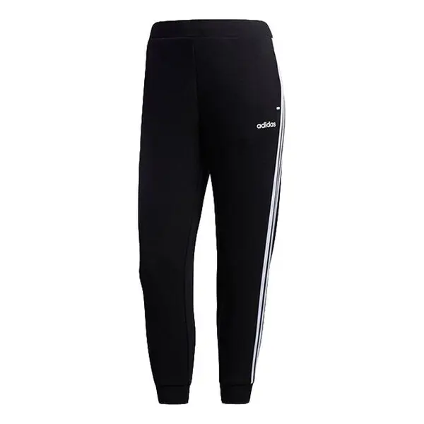 Adidas Neo Essentials 3-stripes Cropped Pants - Black