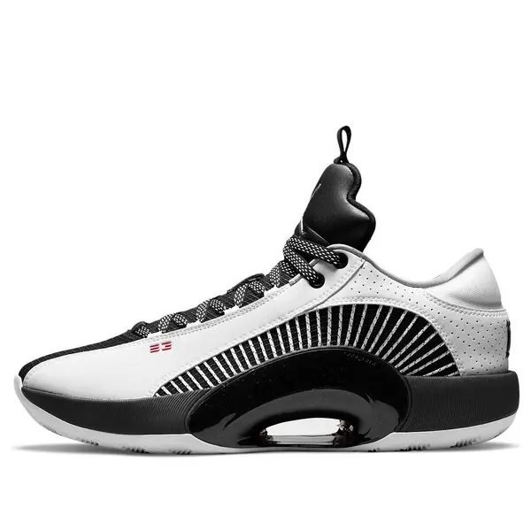 JORDAN 35 Low Top Sneakers - Black/white/red