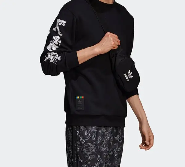 Adidas X Disney Goofy Crew Crossover Pullover