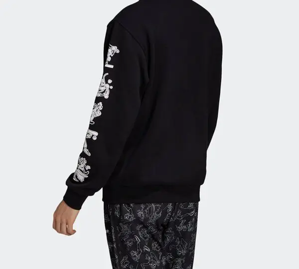 Adidas X Disney Goofy Crew Crossover Pullover