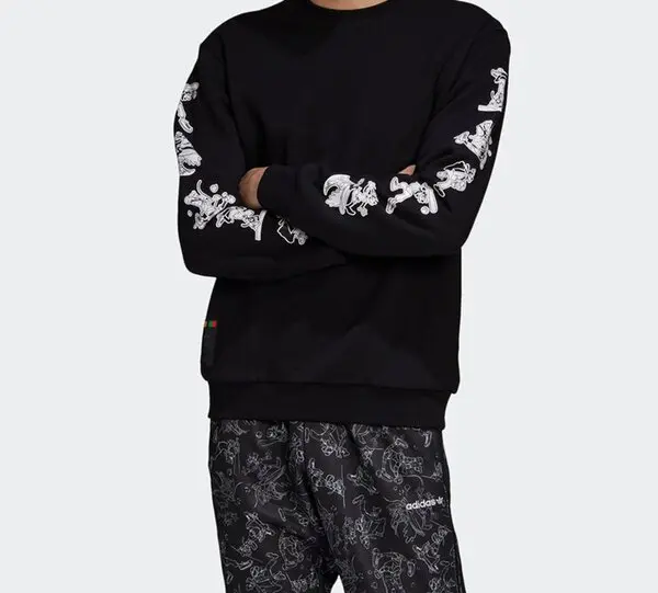 Adidas X Disney Goofy Crew Crossover Pullover