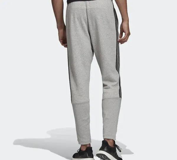 Adidas Stripe Training Sports Long Pants Gray
