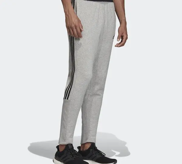 Adidas Stripe Training Sports Long Pants Gray