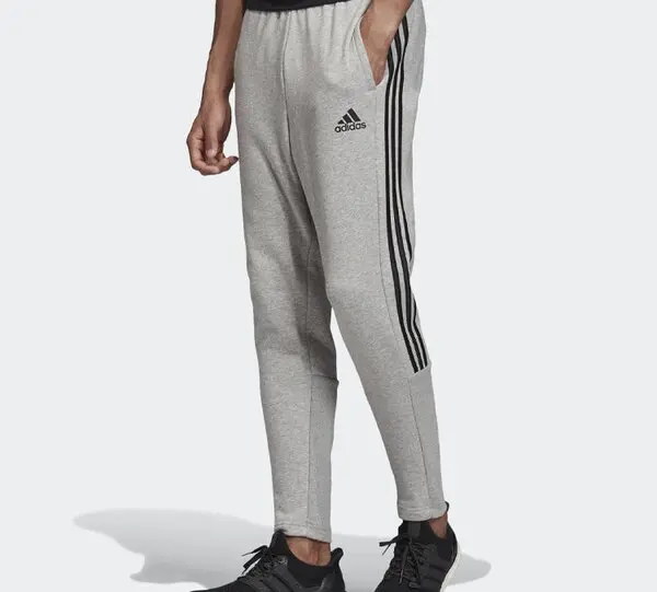 Adidas Stripe Training Sports Long Pants Gray