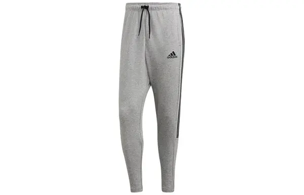 Adidas Stripe Training Sports Long Pants Gray