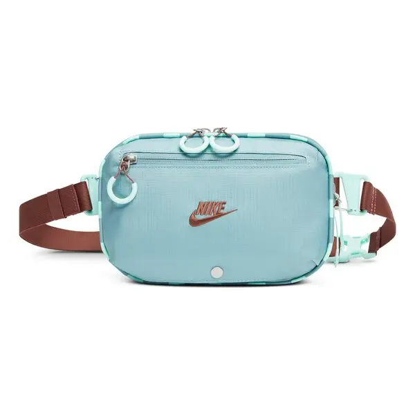Nike Hayward Patrol Crossbody Bag 'cannon Mint Red Sepia - Cannon Mint/red Sepia